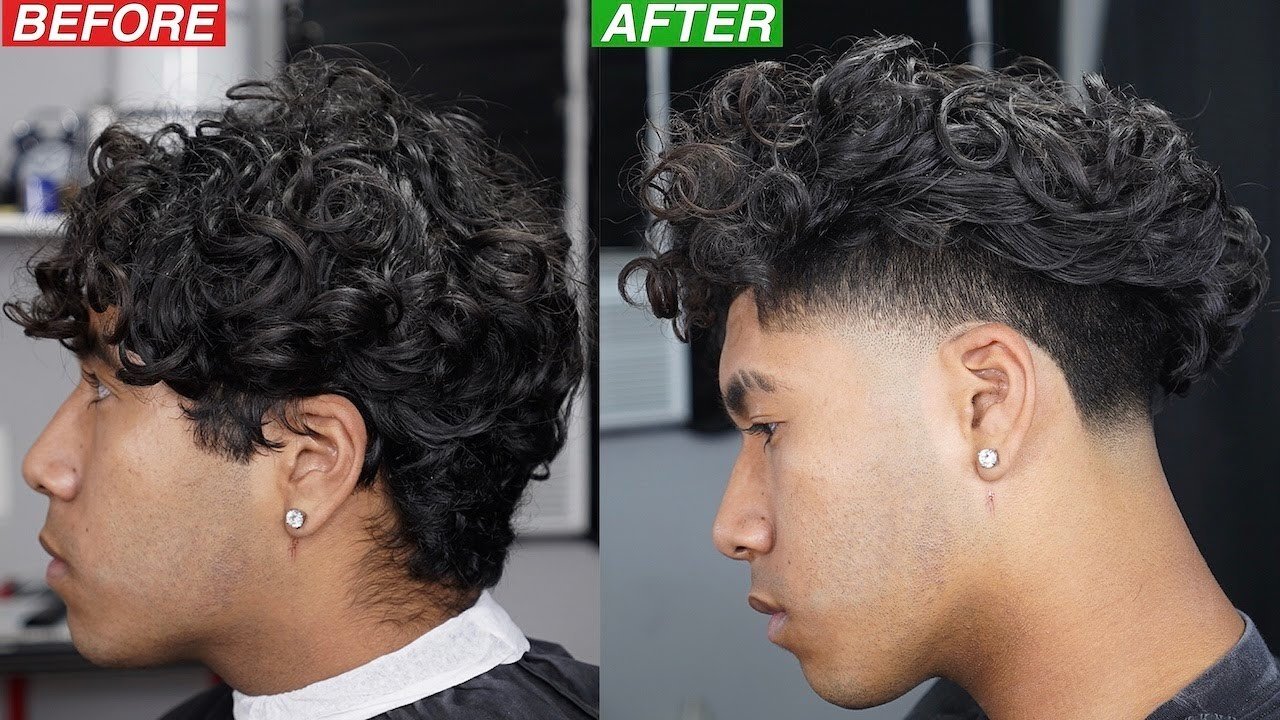 Rock Your Natural Curls with a Taper Fade